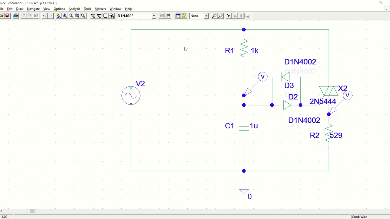 AC Phase Conduction Control using TRIAC in PSPICE - YouTube