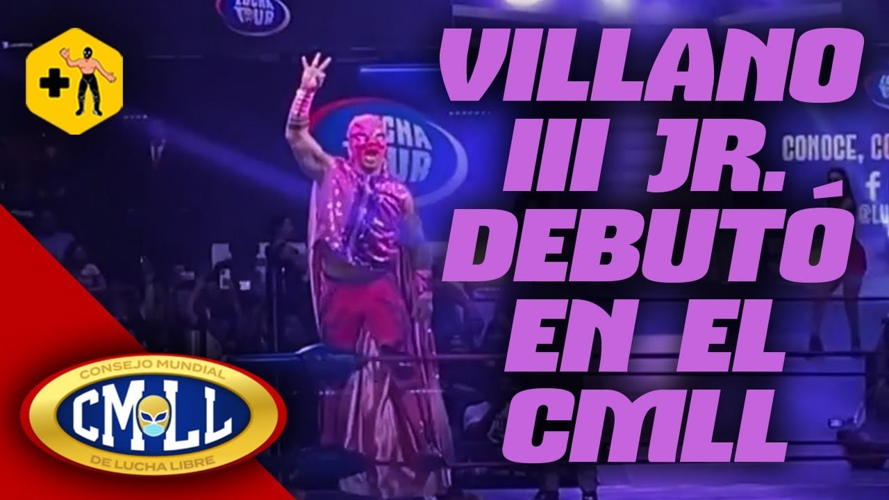 Villano III Jr. hace su presentación en la Arena México para debutar en ...