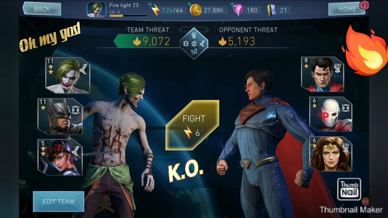 Joker gang vs Superman gang (Injustice 2) - YouTube