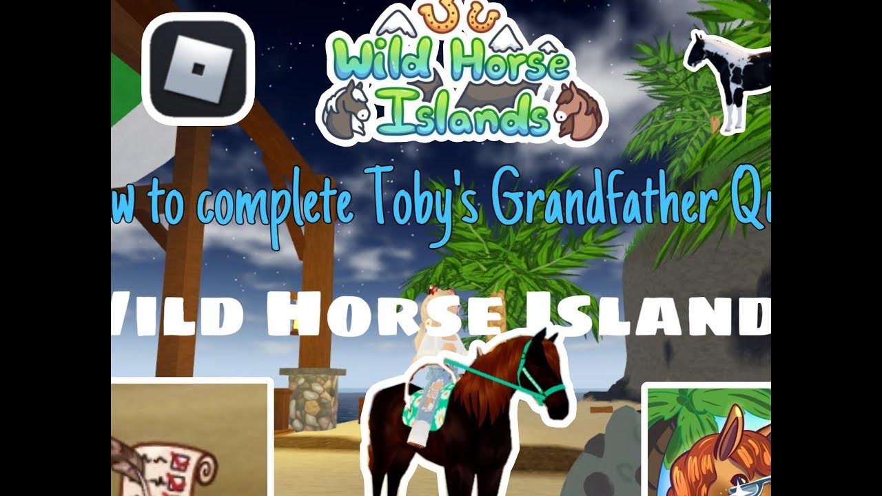 How to do finding Toby’s grandfather quest (wild horse islands) - YouTube