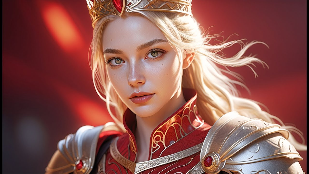 [4k AI Art] Female Knight, in photography, Cosplay Level - YouTube