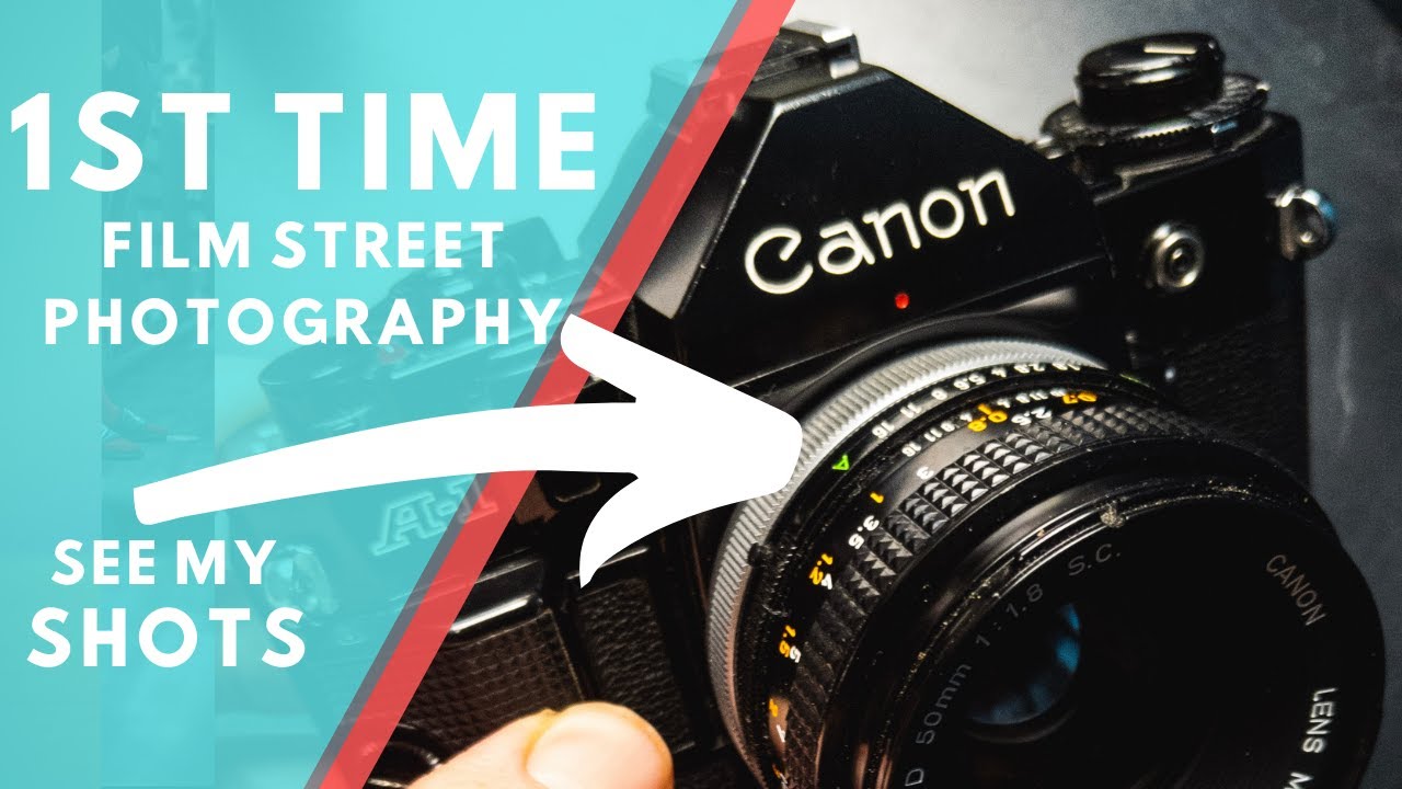 First Time Shooting Film Street Photography - Canon A1 - YouTube