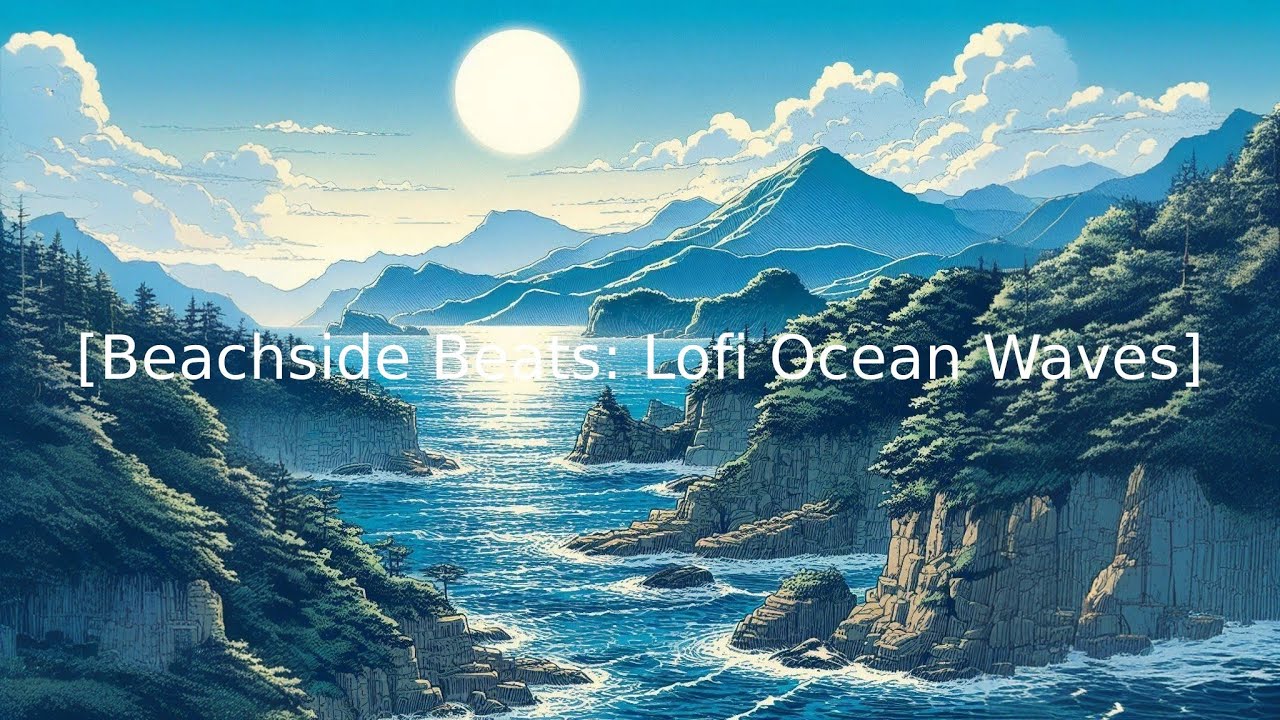 Beachside Beats: Lofi Ocean Waves - Music for study, work, relax, lunch ...