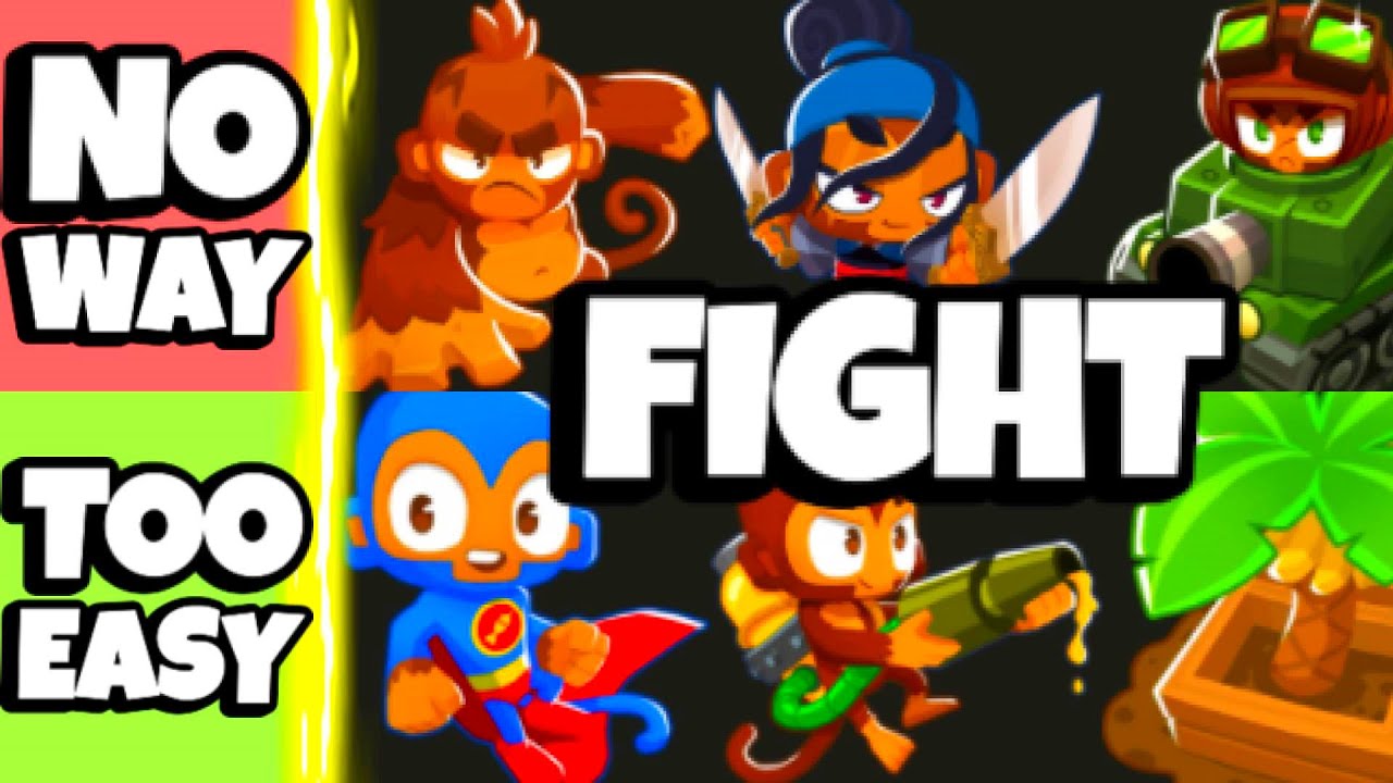Ranking Every BTD6 MONKEY I Could Beat In A Fight (Tier List) - YouTube