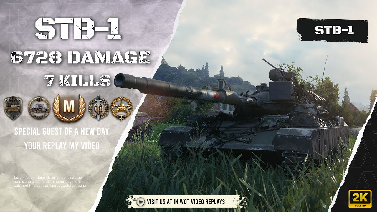 STB-1 - Kolobanov's Medal, епічний бій 1 vs 6 | #wotreplays 382 - YouTube
