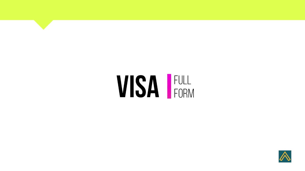 Full Form Of VISA - YouTube