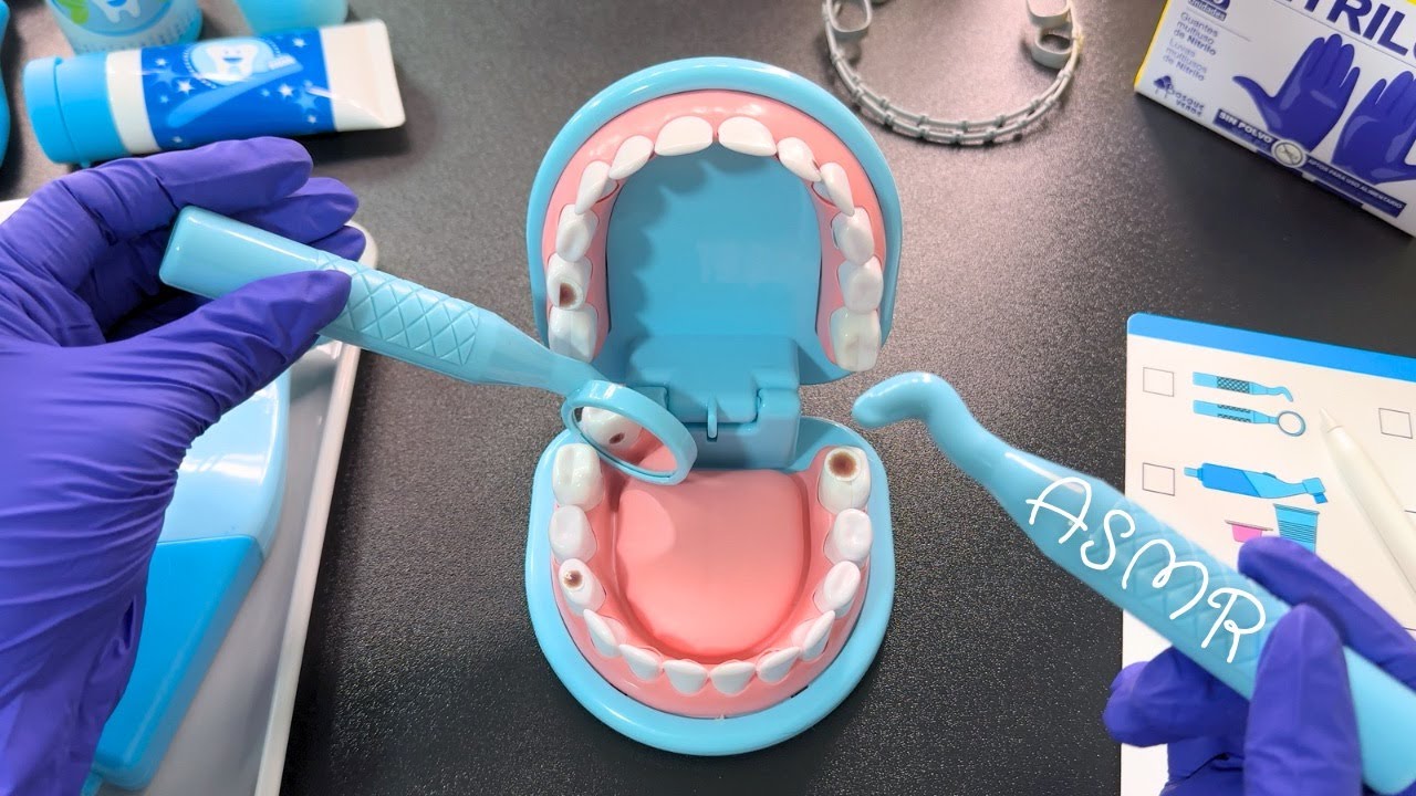 ASMR DENTIST KIT - Taking Care of your teeth (No Talking) - YouTube