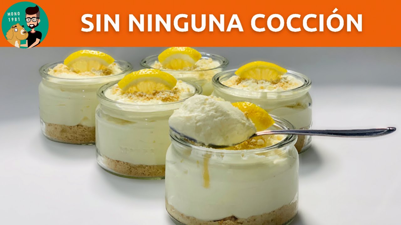 Postres Cremosos de Limón en Vasitos Fáciles y Rápidos Sin Ninguna ...