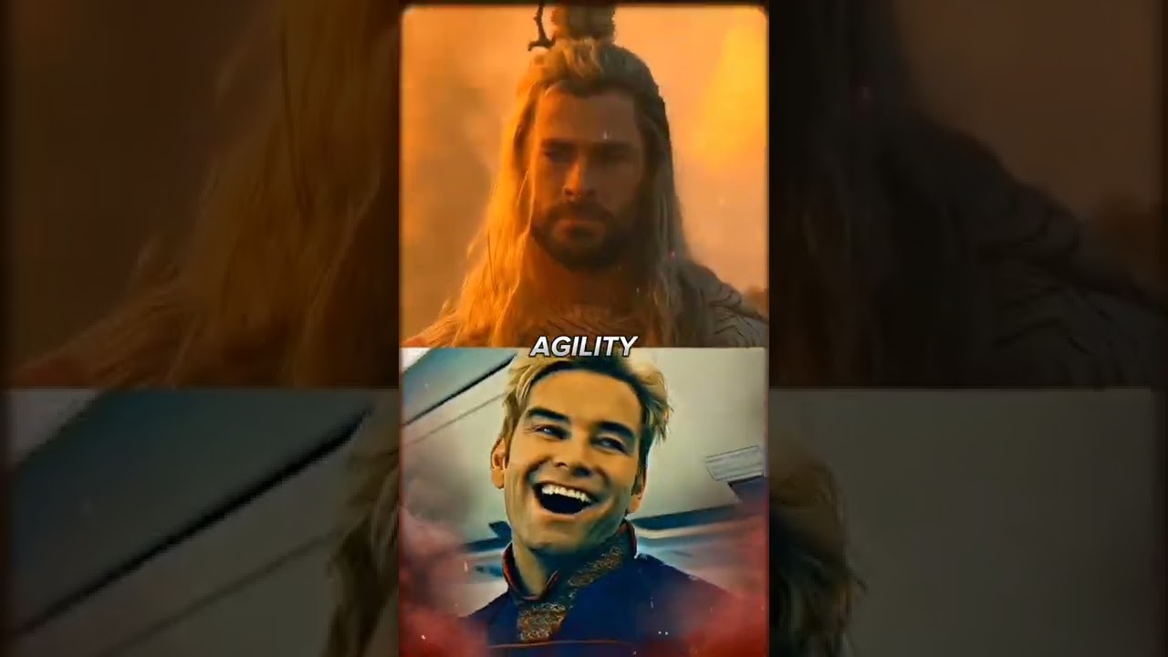 Thor vs homelander #shorts #marvel #theboys #thor - YouTube