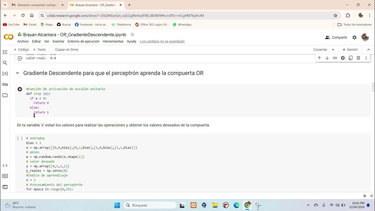 Práctica 2_Deep Learning (DL): Gradiente descendente como algoritmo de aprendizaje - YouTube