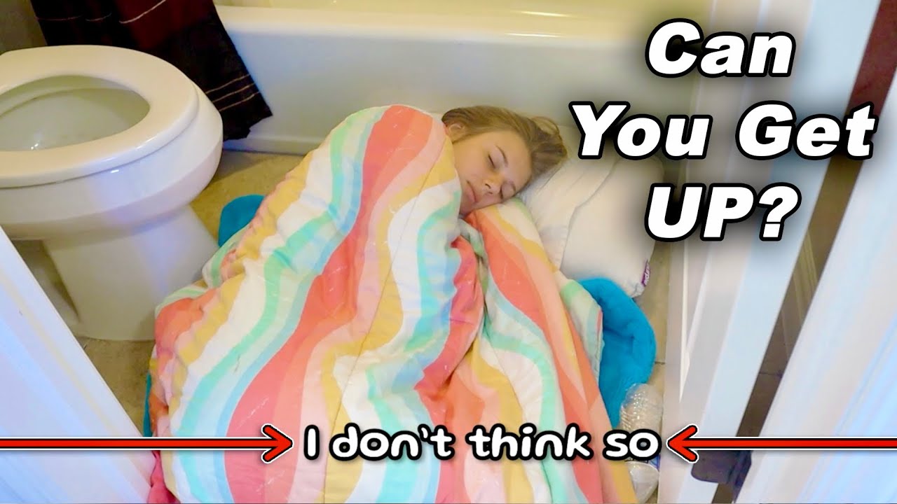 SICK And Slept On The Bathroom FLOOR! - YouTube