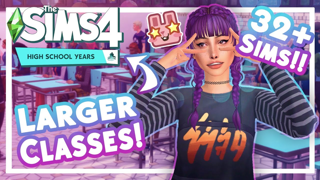 These Mods Can TRIPLE Your Class Size 🤩 in The Sims 4 High School Years ...