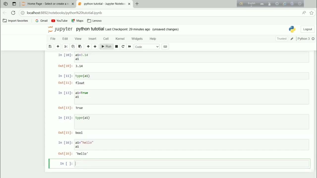 Python Tutorial for beginners in Hindi || Learn Python #python #coding #pythontutorial - YouTube
