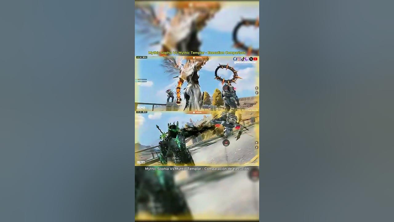Mythic Sophia Vs Mythic Templar Execution Comparison #codmobile #callofdutymobile #codm #foryou ...