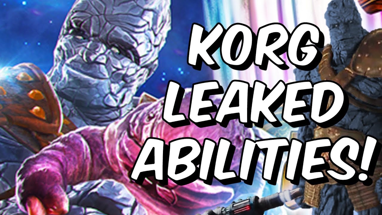 Korg Leaked Abilities Overview! - Miek Shield! - Marvel Contest Of ...