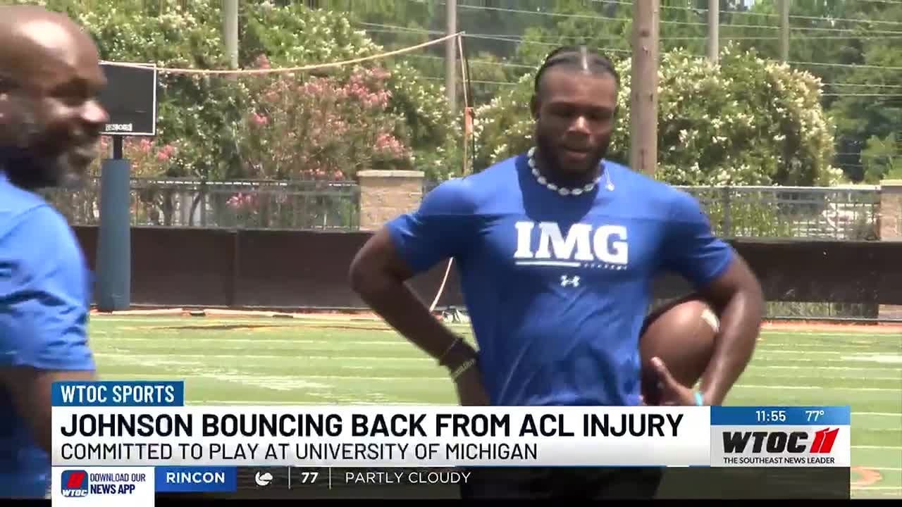 Donovan Johnson battling back from ACL injury, eager for senior season ...