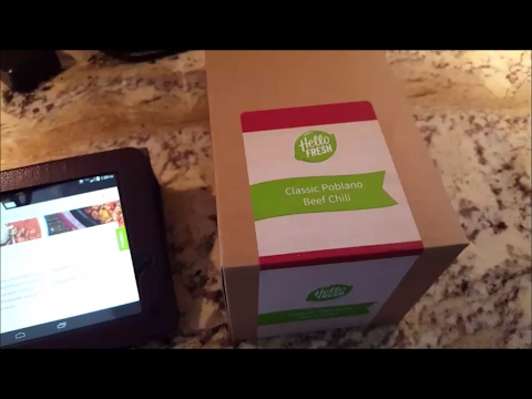 Hello Fresh Classic Poblano Beef Chili Review - YouTube
