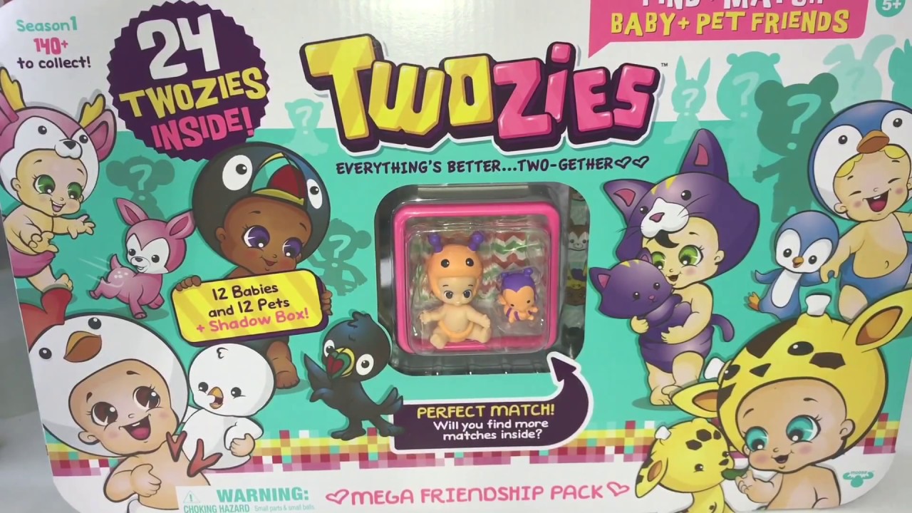 Twozies Season 1: Mega Friendship Pack #1 - YouTube