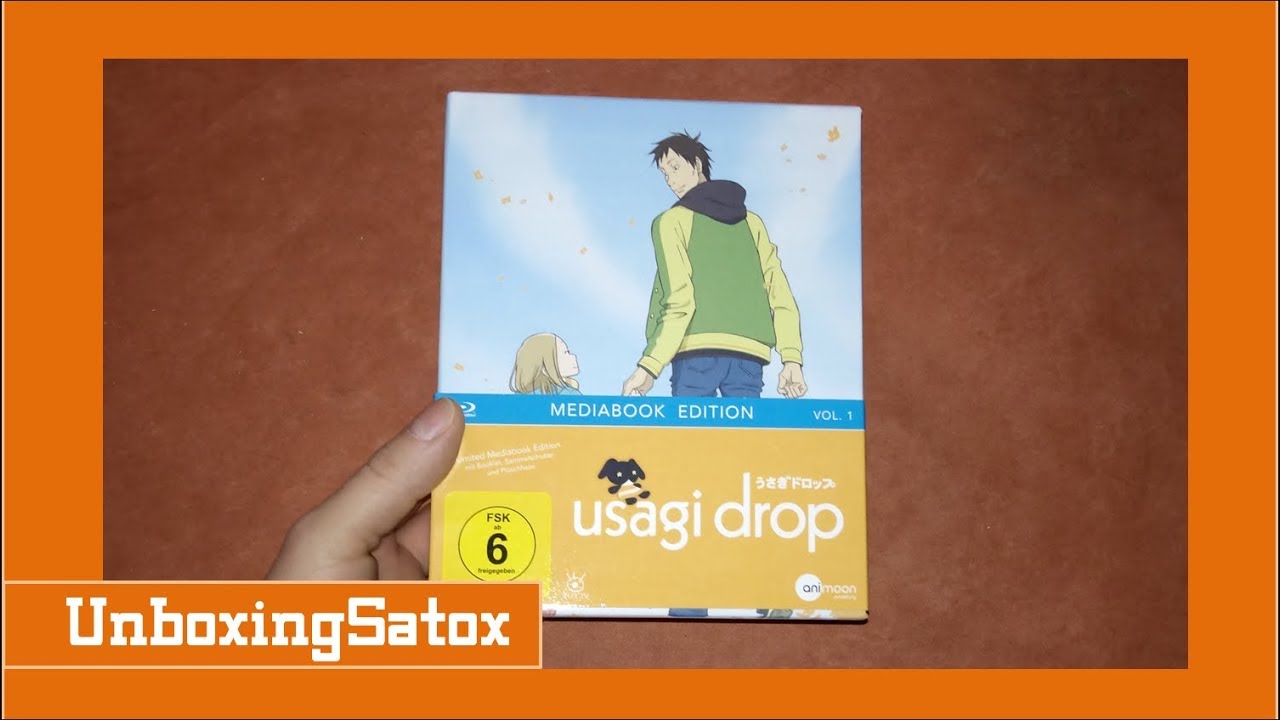 Unboxing Usagi Drop Volume 1 limited Mediabook Edition + Sammelschuber + Plüschhase - YouTube