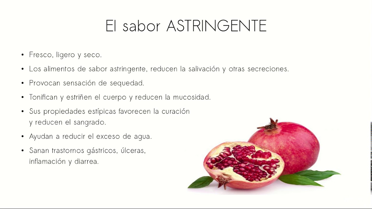 Sabor Astringente - YouTube