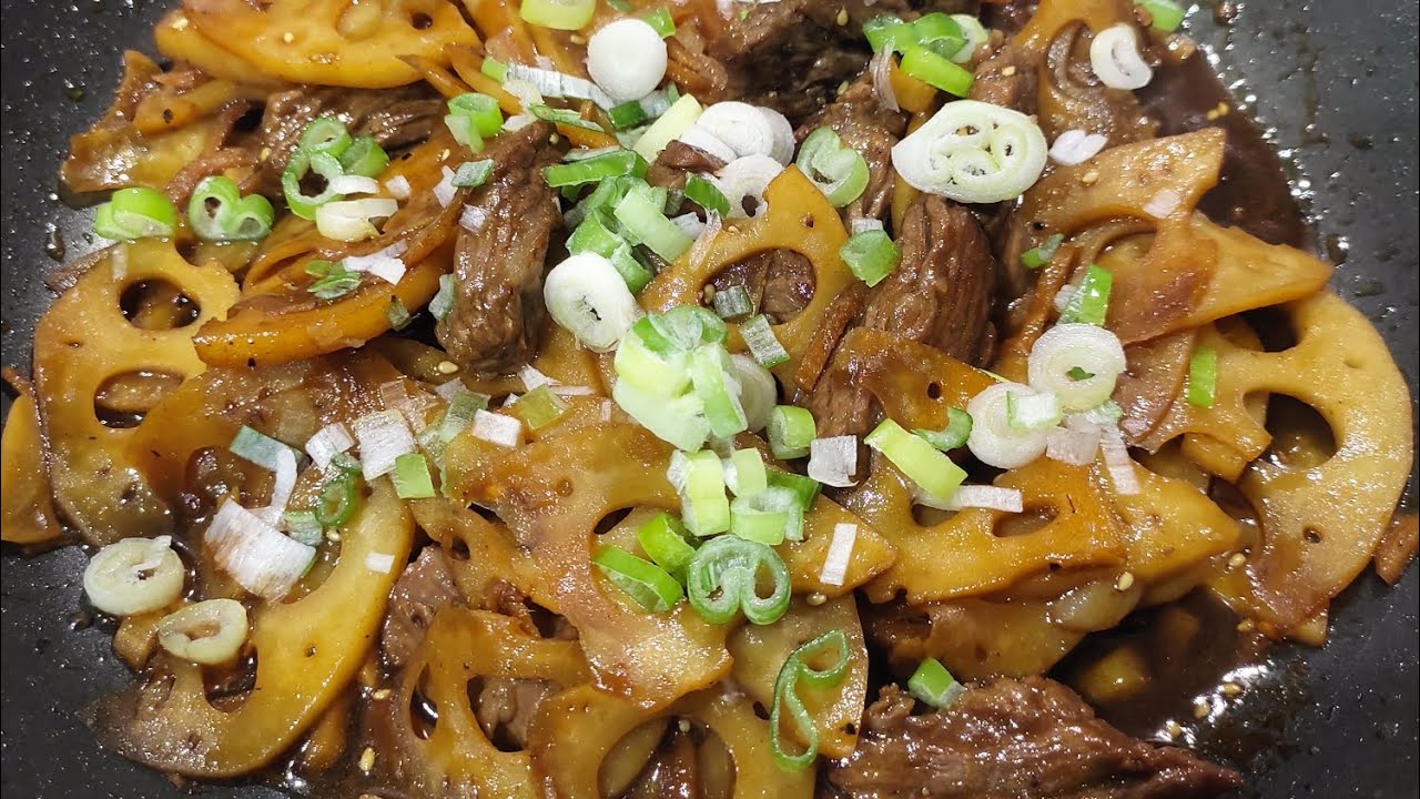 LOTUS ROOT WITH LAMB MEAT ADOBO RECIPE | filipino style , pacensya na ...