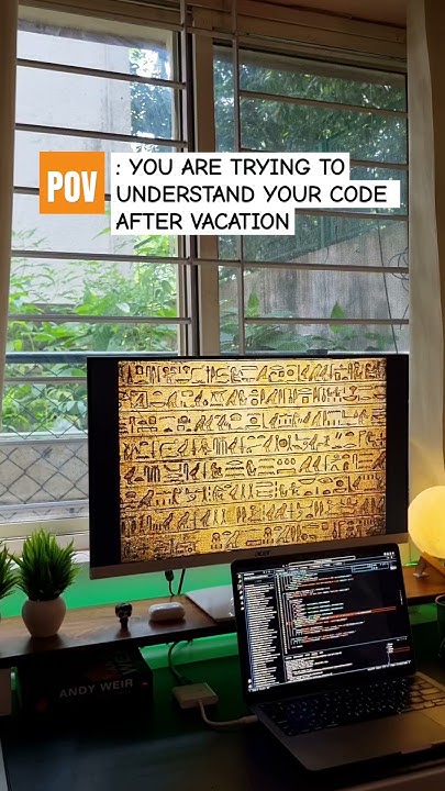 Understand code after vacation 😮‍💨 #coderlife #coding #motivation #developer # ...