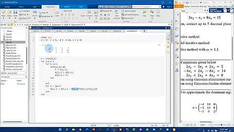 Numerical Methods in Matlab - YouTube