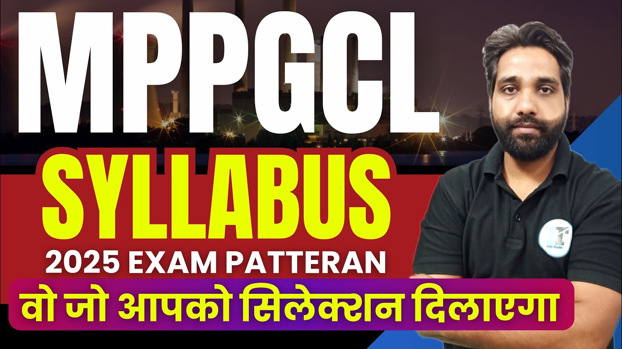 MPPGCL New Syllabus 2025 | MPPGCL Exam Paper Syllabus | MPPGCL Exam ...