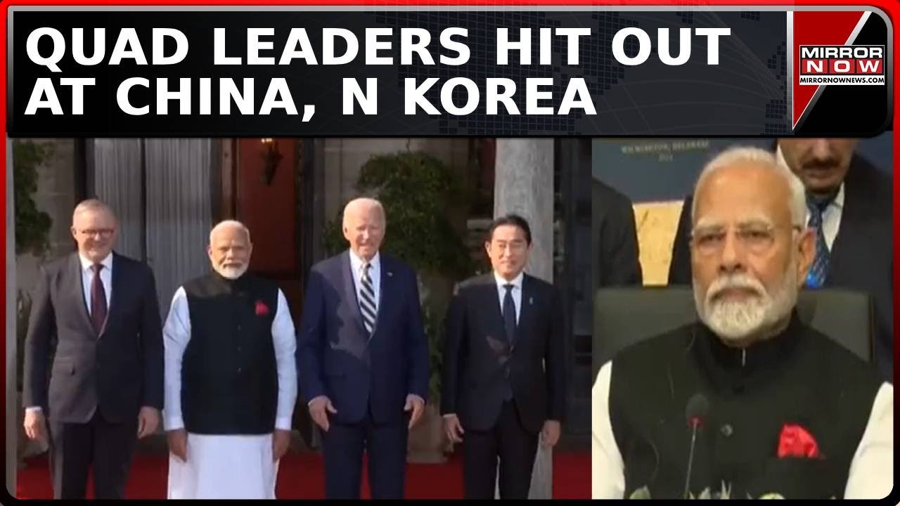 PM Modi In US: Quad Leaders Meet In Biden's Hometown; Condemn South ...
