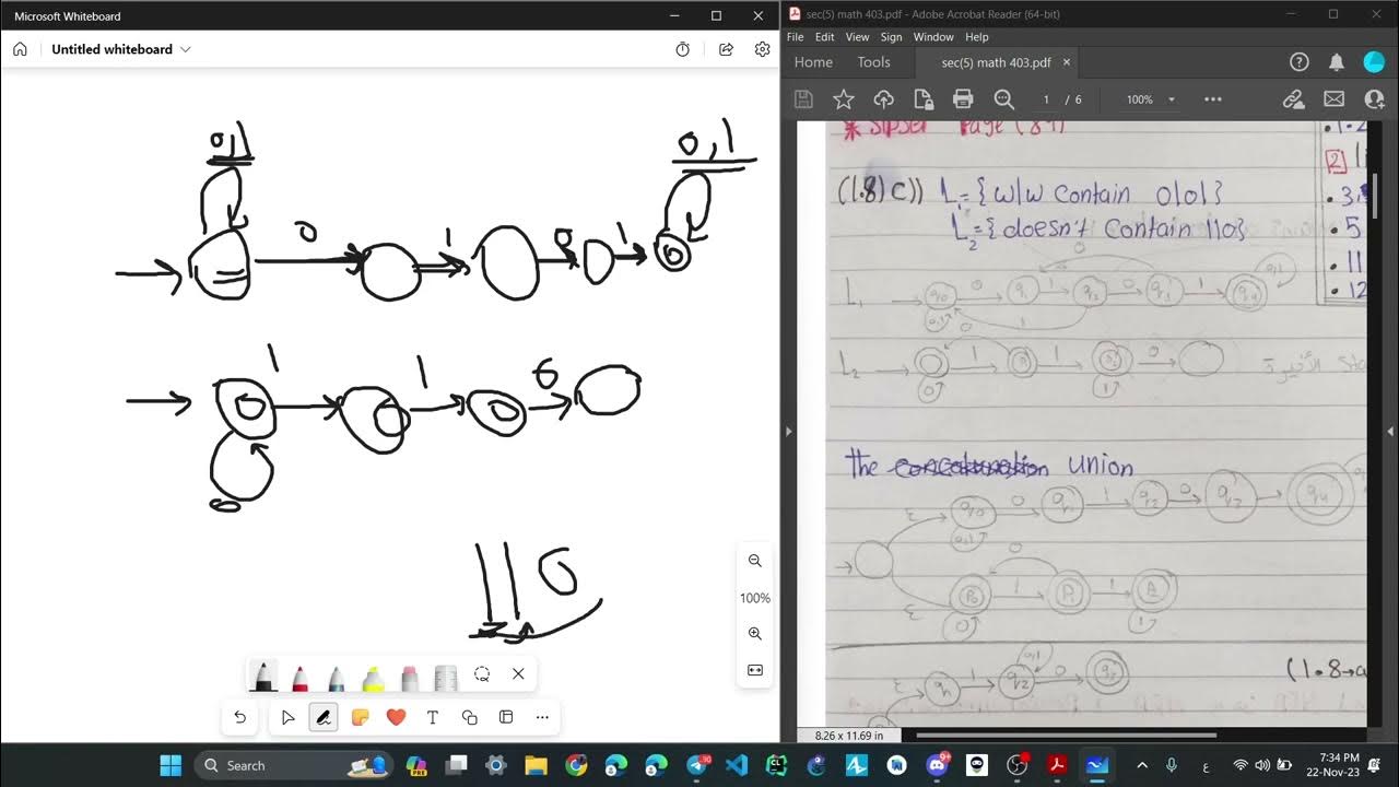 Regular operations, Conversion of Regular expression to NFA, Conversion of NFA to Regular ...