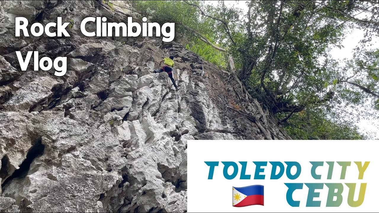 Climbing in Toledo, CEBU! Pristine Limestone Cliffs at Cantabaco | Vlog ...