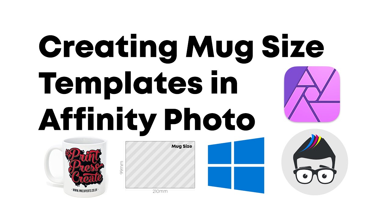Creating a Mug Template in Serif Affinity Photo - YouTube