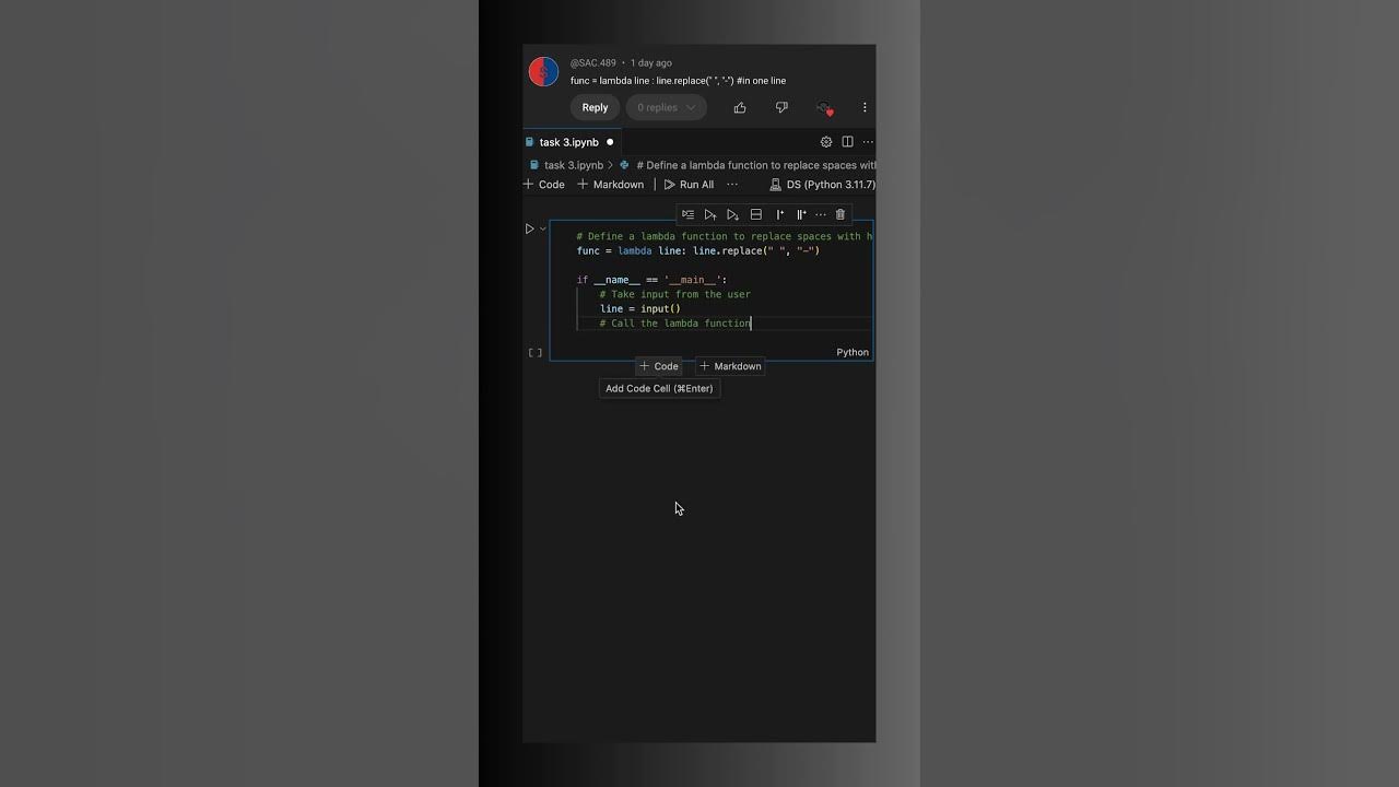 Replace Spaces With Hyphens In Python One Line Code Leetcode 3528