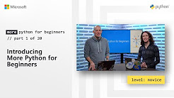 More Python for Beginners - YouTube