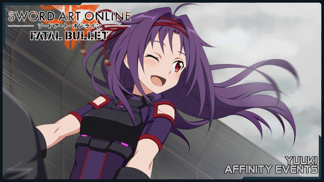 {sword Art Online} Fatal Bullet Yuuki Affinity Events Youtube