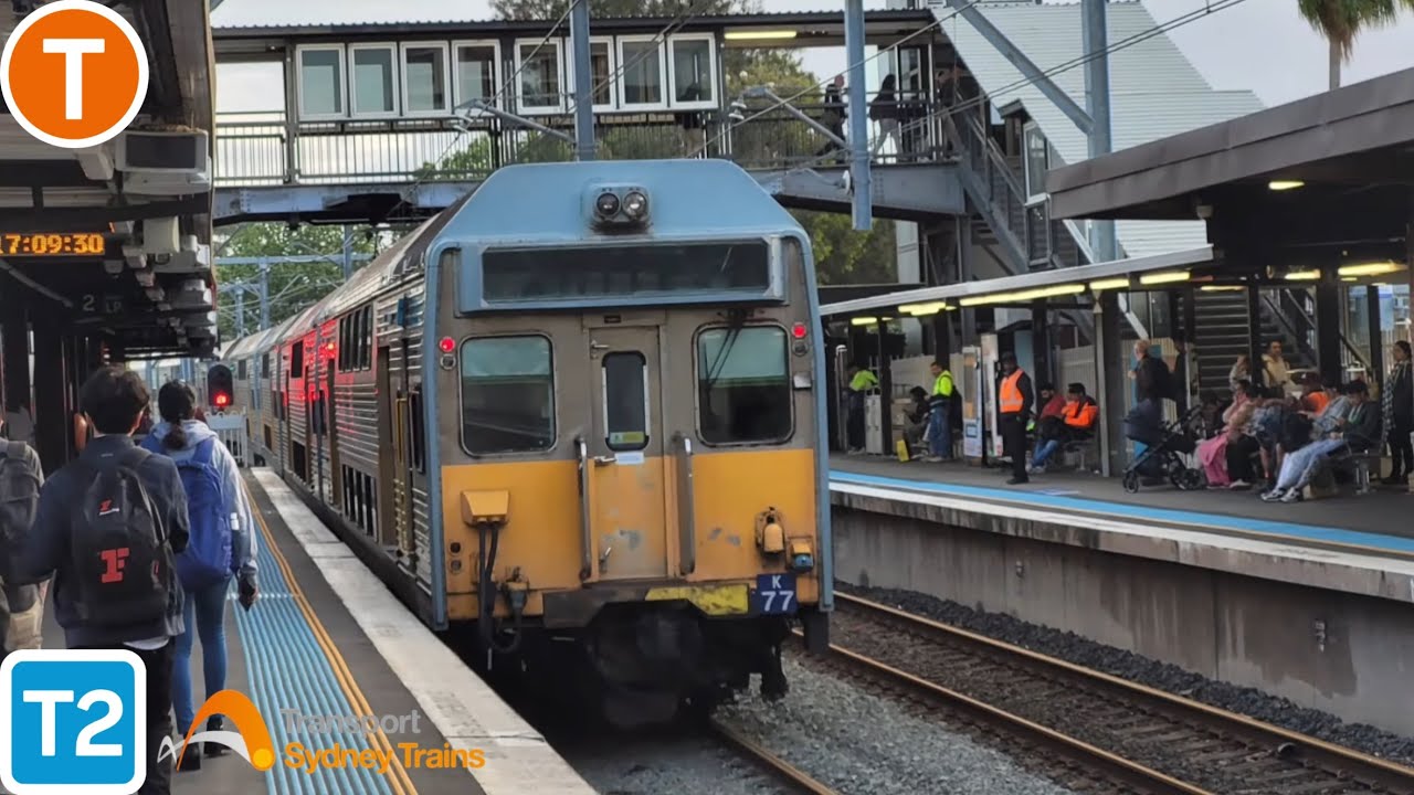 Sydney Trains K61 + K77 K set train ride from Lidcombe-Merrylands ...
