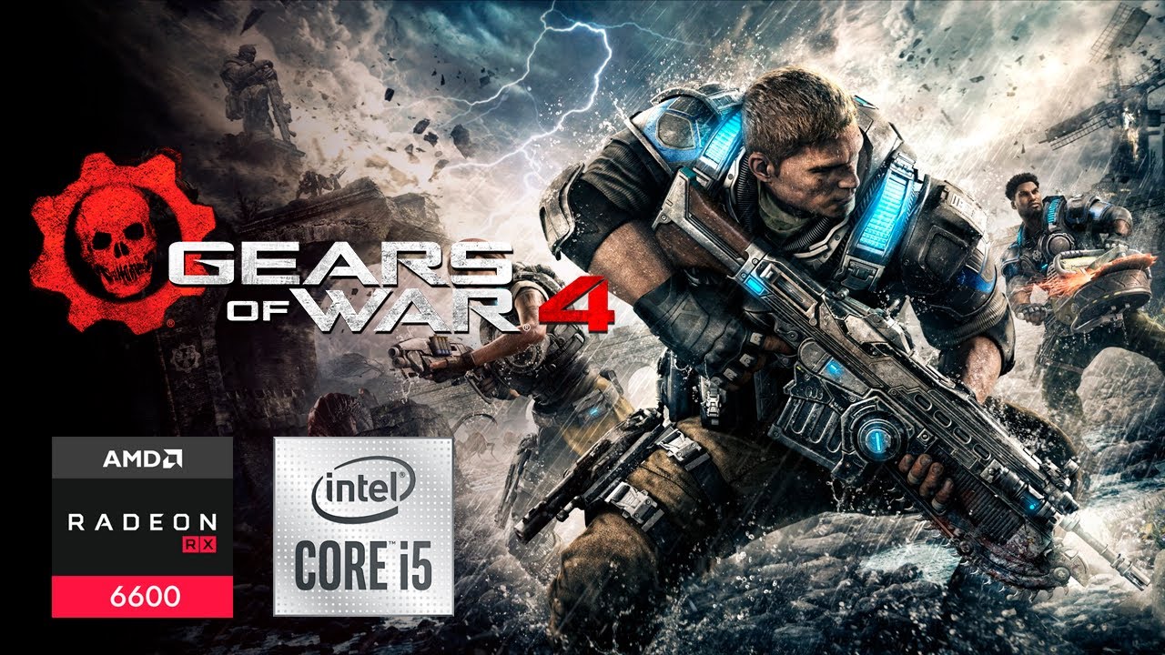 (Test) Gears Of War 4 / RX 6600 + I5 10400F + 16GB RAM - YouTube