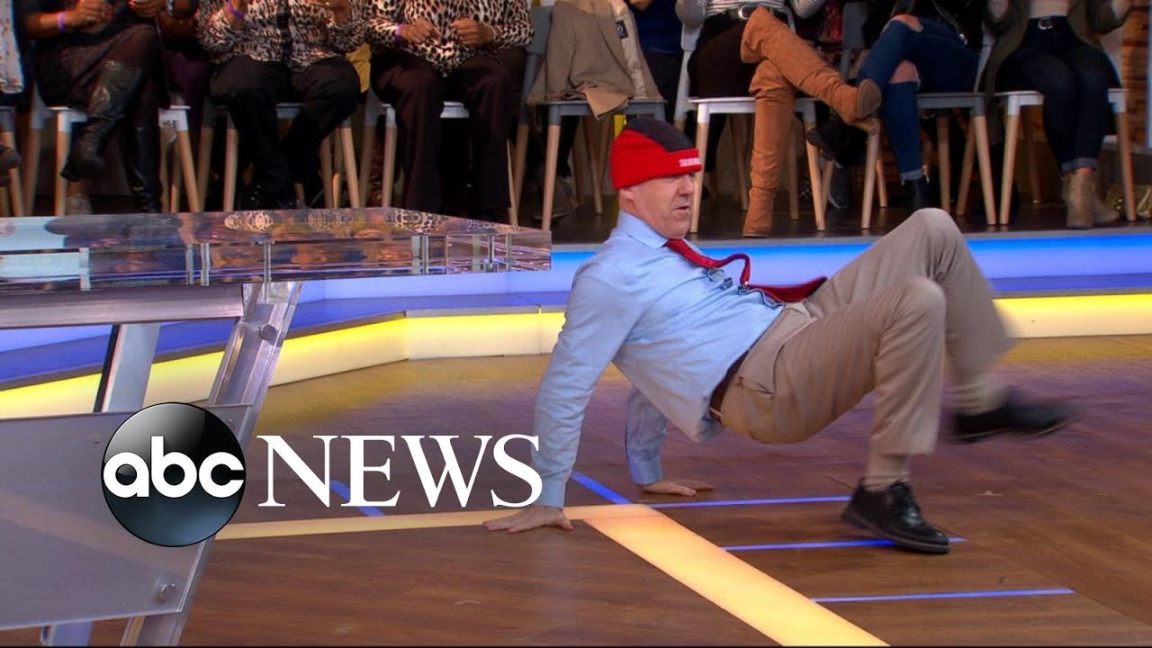 Viral break-dancing dad Ben Hart, or Beni-Hana, performs on 'GMA' - YouTube