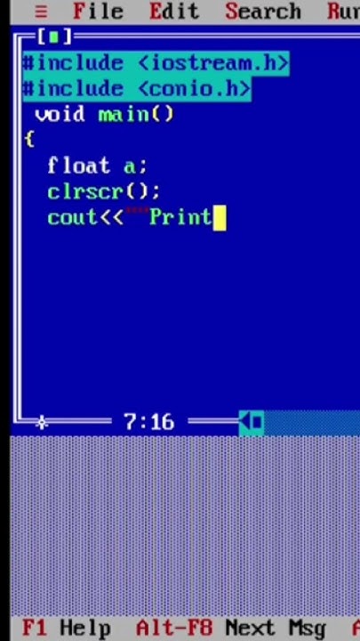 How To Accept Float Value From User In C++ Language #6 #viral #trending ...