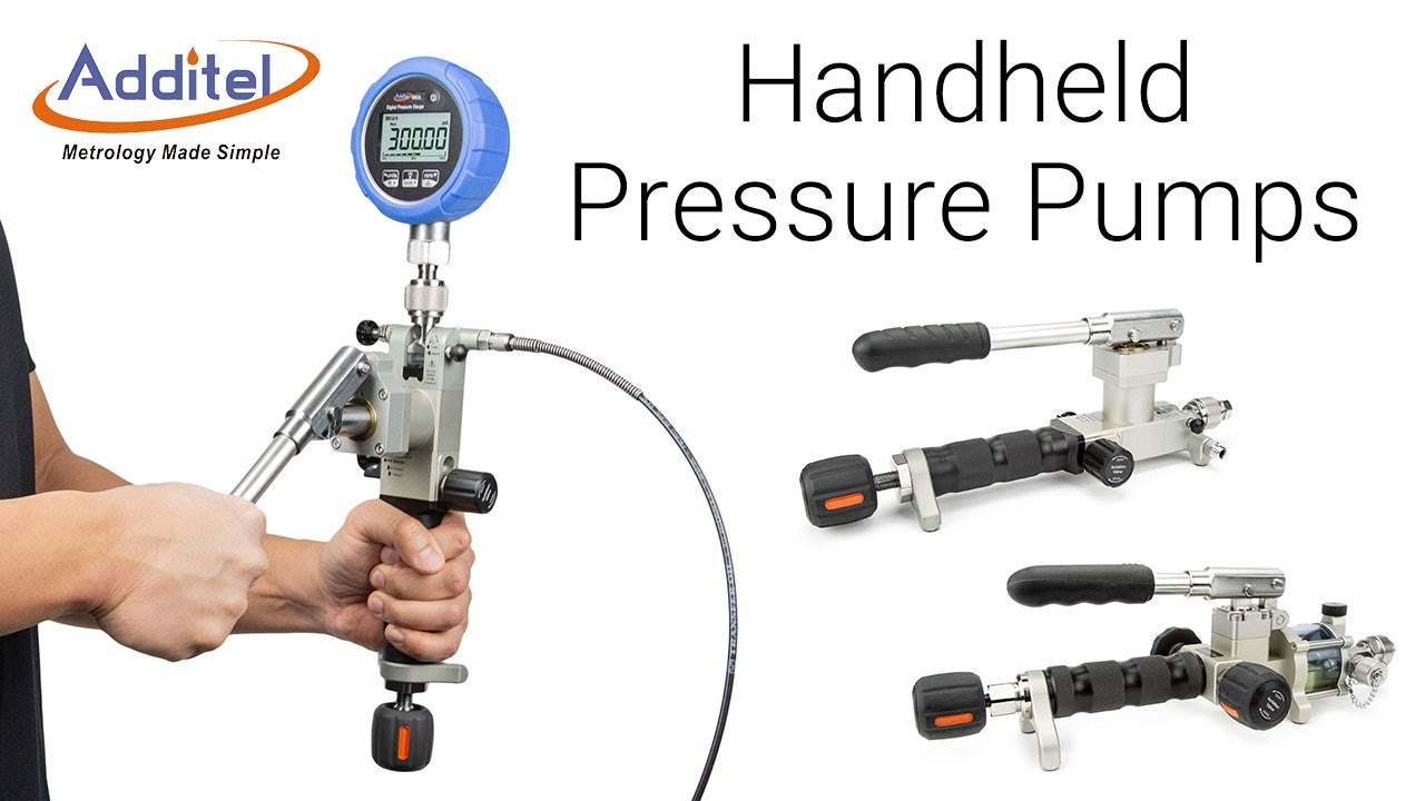 Additel Handheld Pressure Pumps - YouTube
