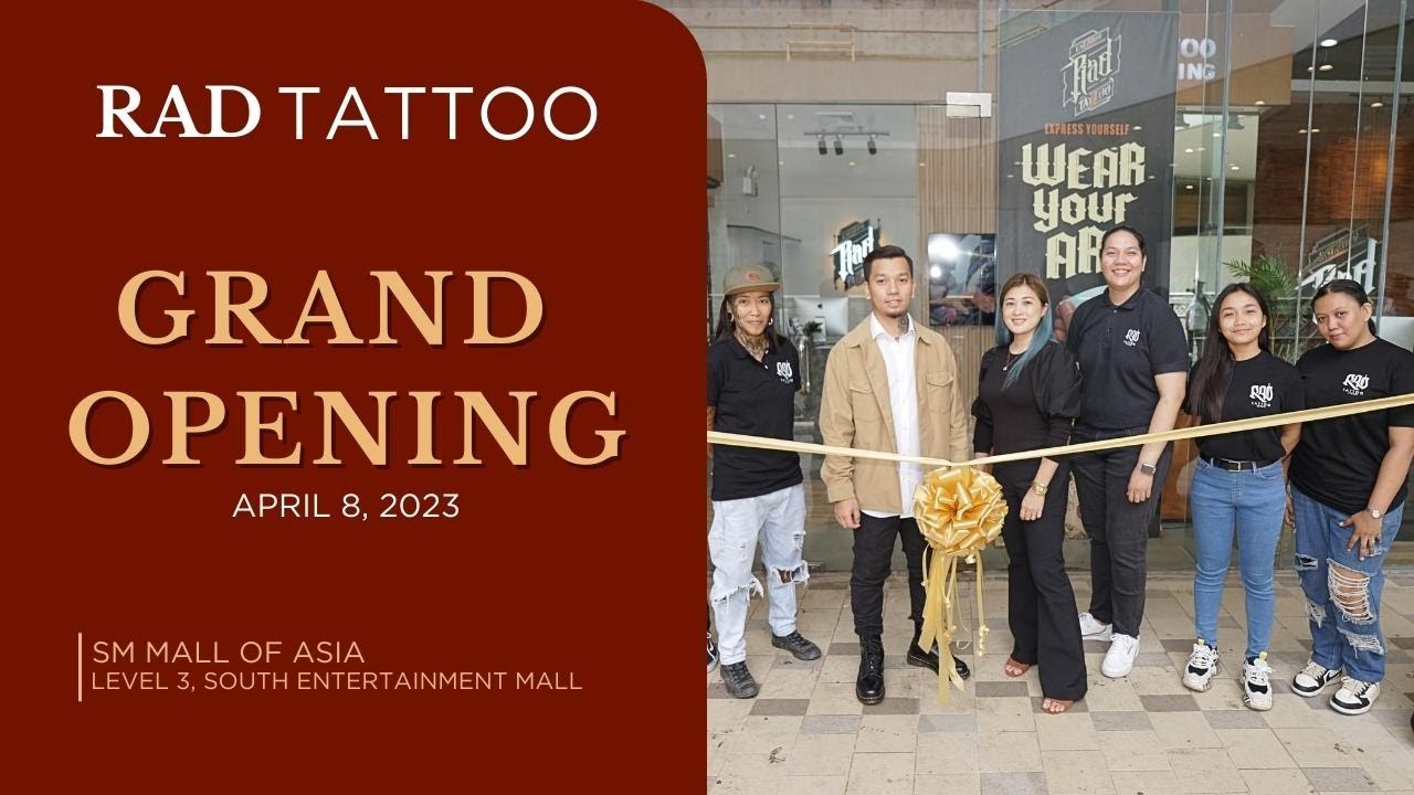 RAD TATTOO MALL OF ASIA GRAND OPENING - YouTube