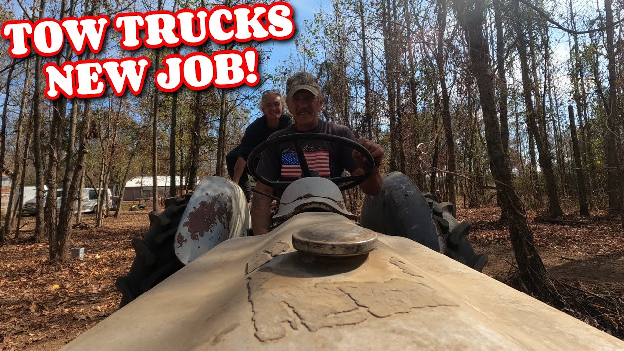 TOW TRUCK EARNED A NEW JOB DESCRIPTION!! farm, tiny house, homesteading ...