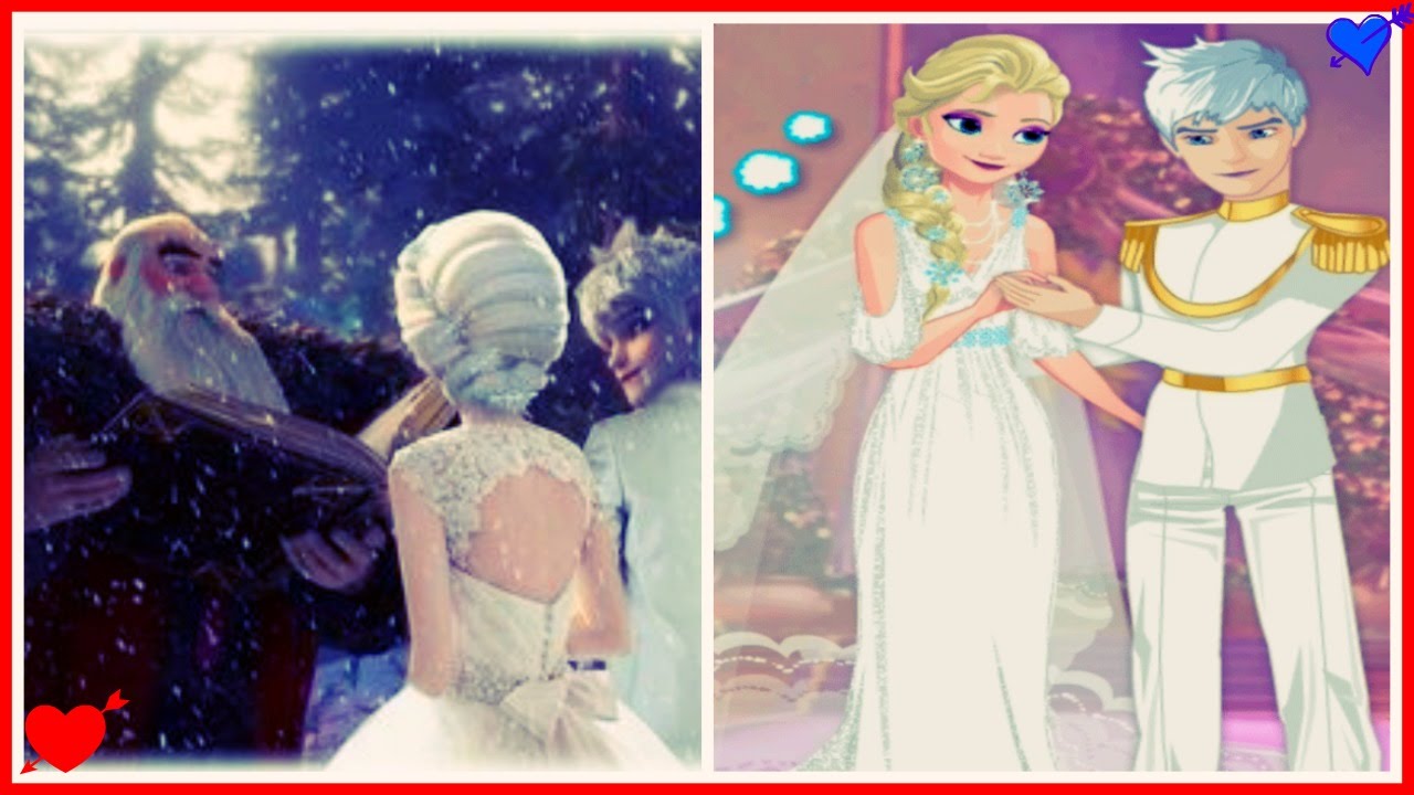 Elsa and Jack Frost Wedding ♡ Runaway Frozen Bride Video Game for Girls ...