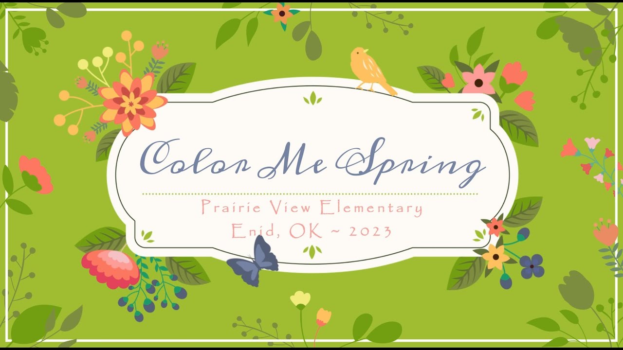 Color Me Spring - PK Music Program - YouTube