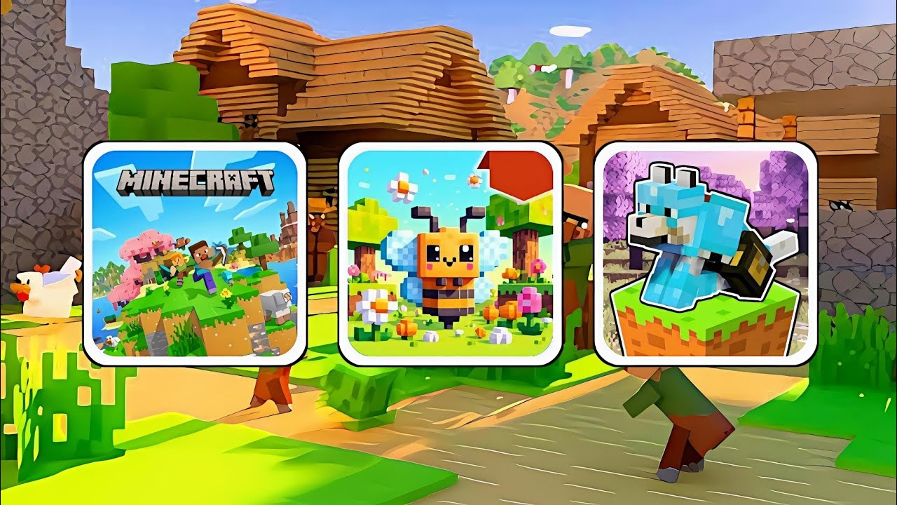 Minecraft PE, Craftsman 3, MasterCraft New - (Village) - YouTube