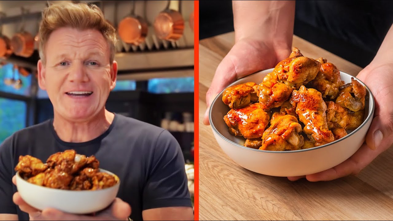 Gordon Ramsay's Hot Ones Wings - Dished #Shorts - YouTube
