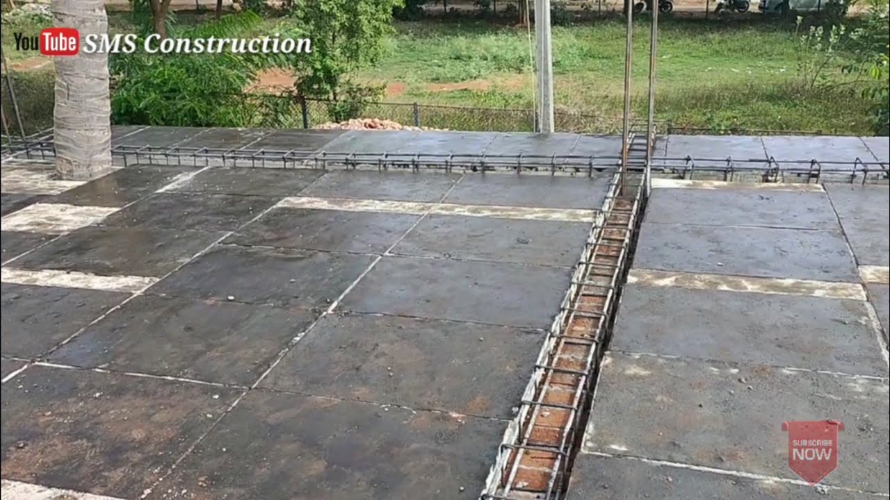 House Extension work | Plinth beam to slab reinforcement work level ...
