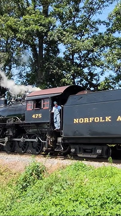 N&W 475 ghost whistle at Carpenters. #strasburgrailroad #steamlocomotive - YouTube