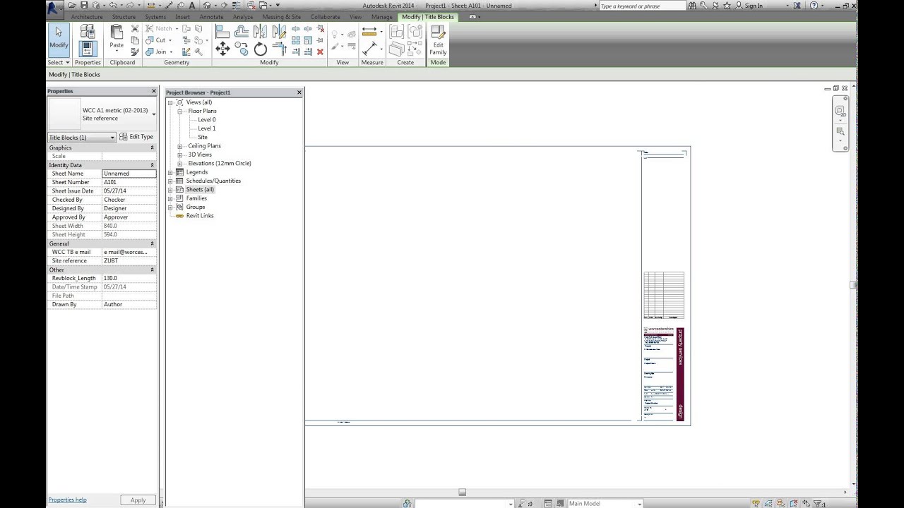 Starting a drawing in Revit - YouTube