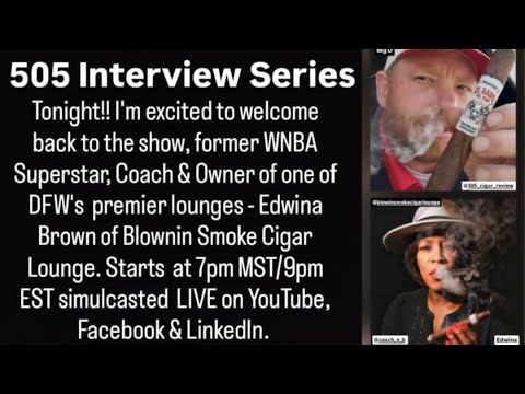 Interview with Edwina Brown of Blowin' Smoke Cigar Lounge - YouTube